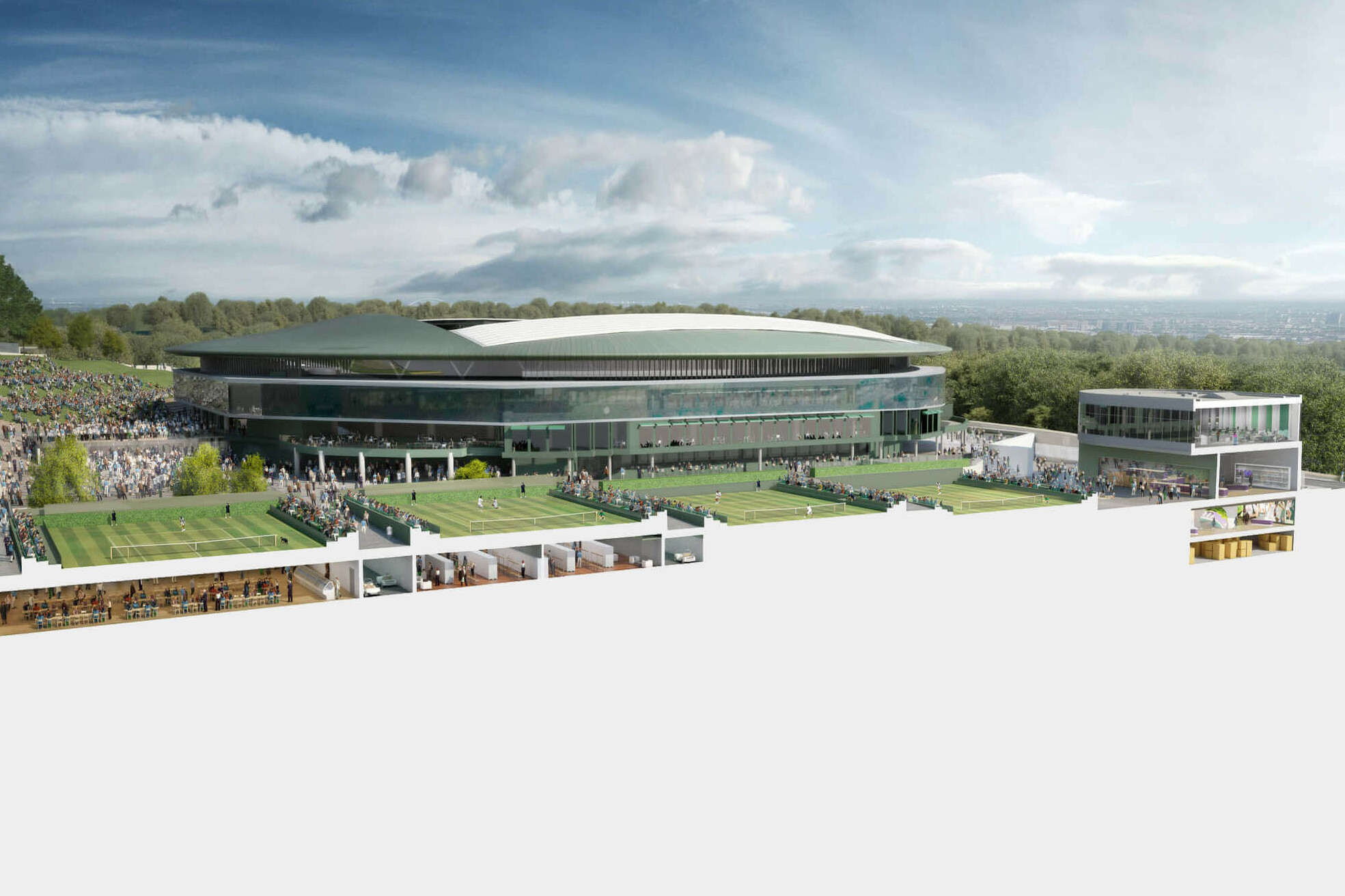 Wimbledon Master Plan | Sports | Projects | GRIMSHAW
