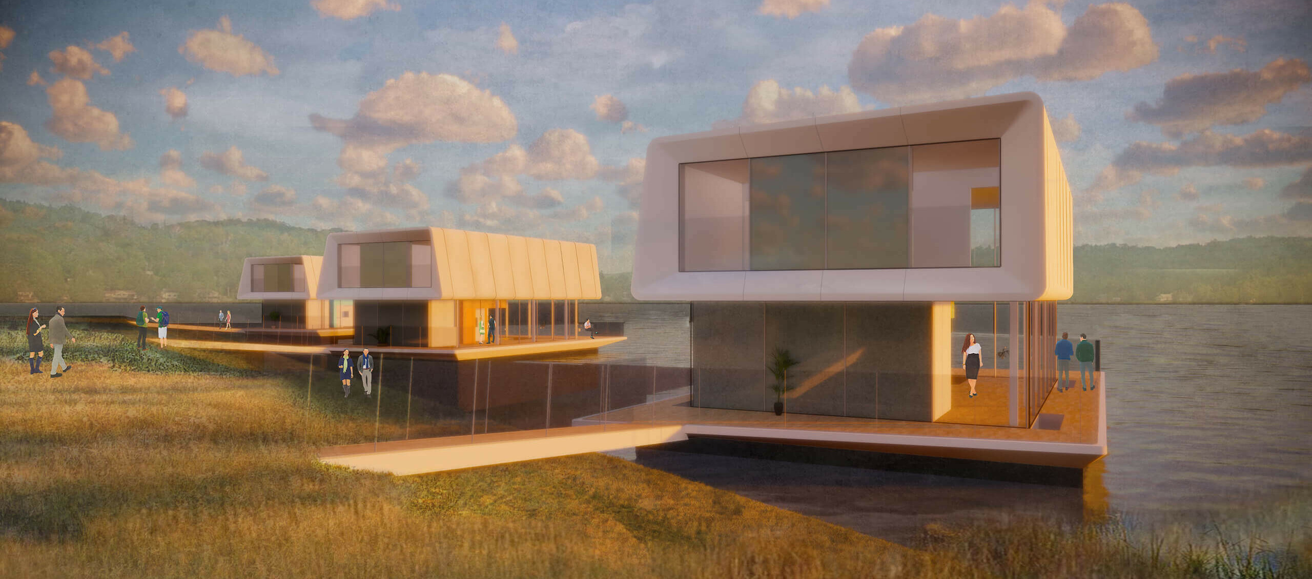 Modular Water Dwellings | Residential | Projects | GRIMSHAW