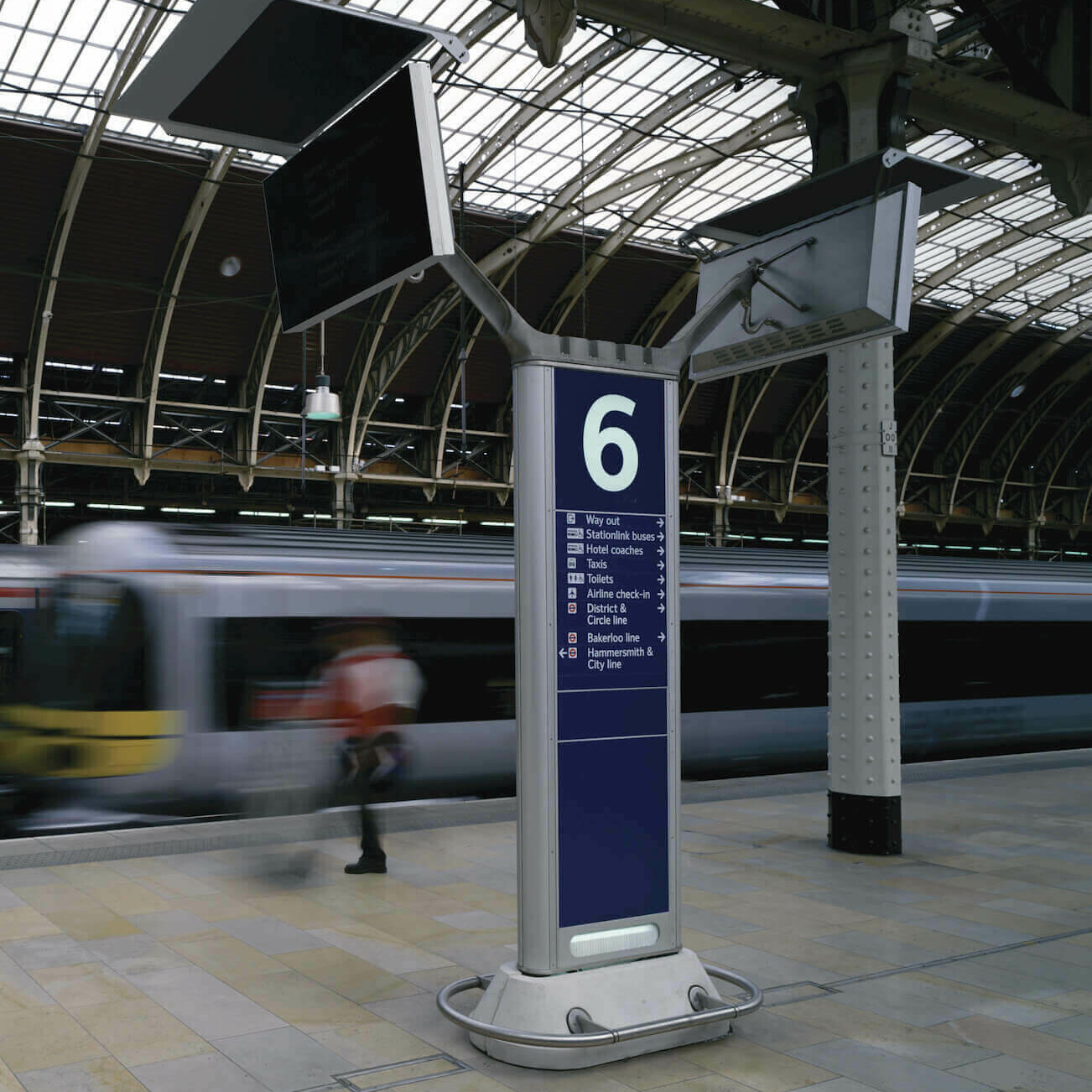 Paddington Station Passenger Information Display Systems | Industrial ...