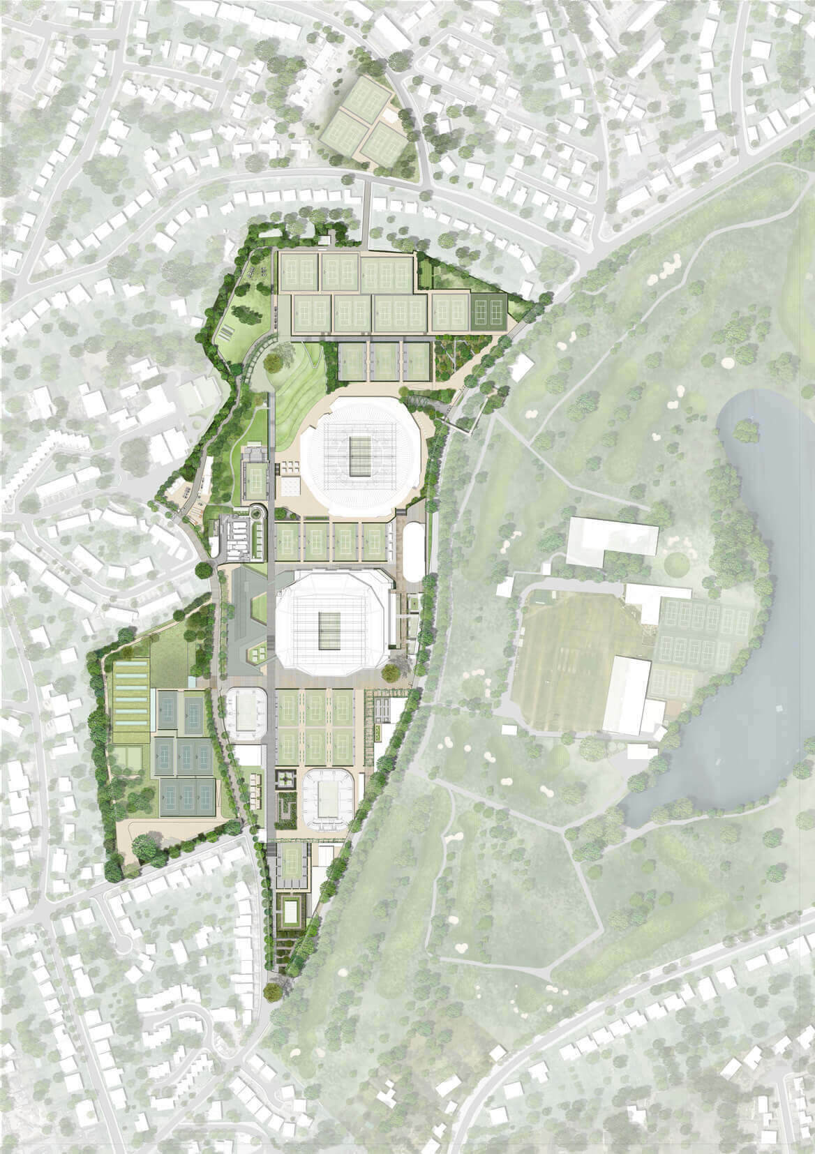Wimbledon Master Plan | Sports | Projects | GRIMSHAW