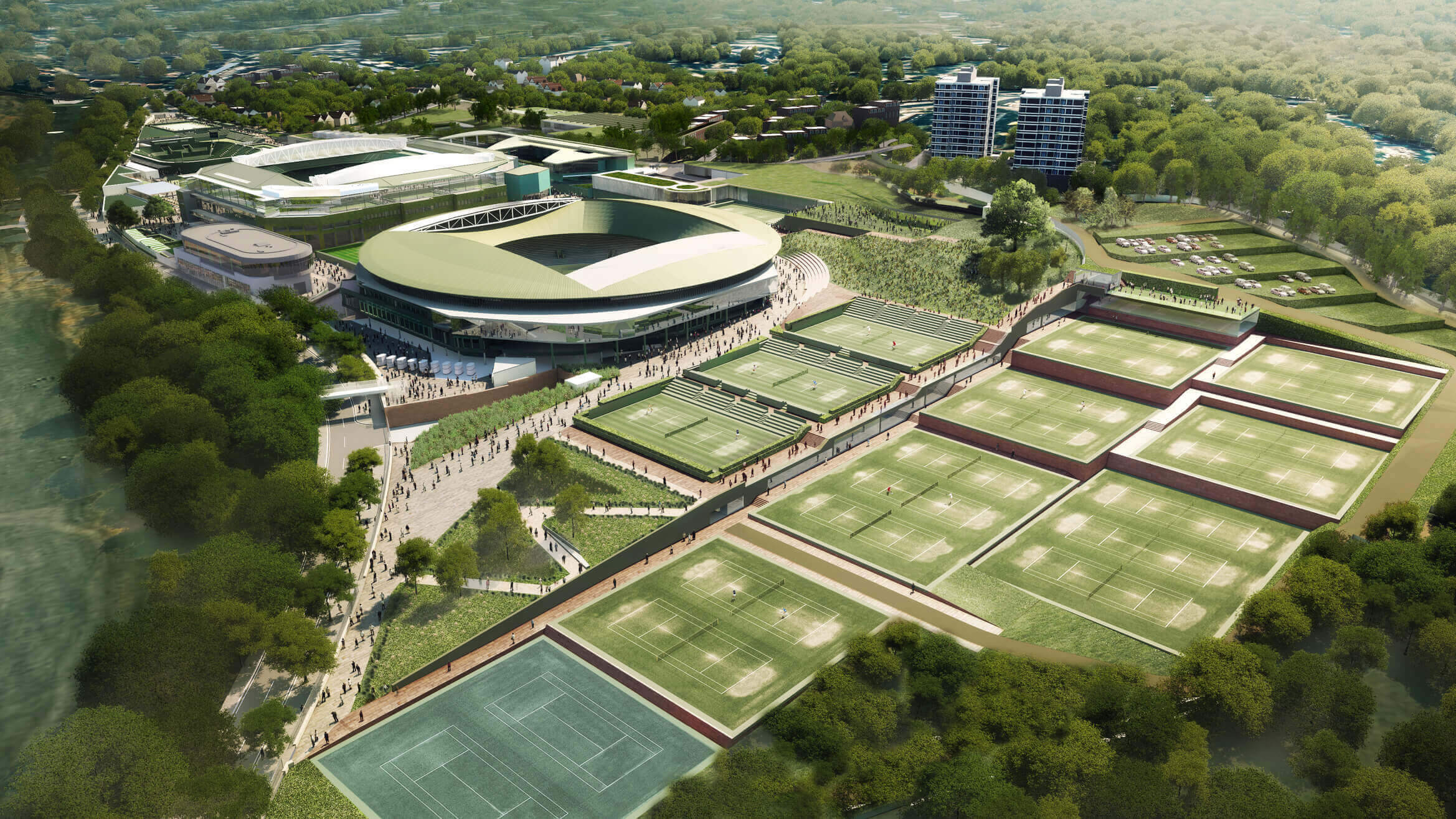 Wimbledon Master Plan | Sports | Projects | GRIMSHAW