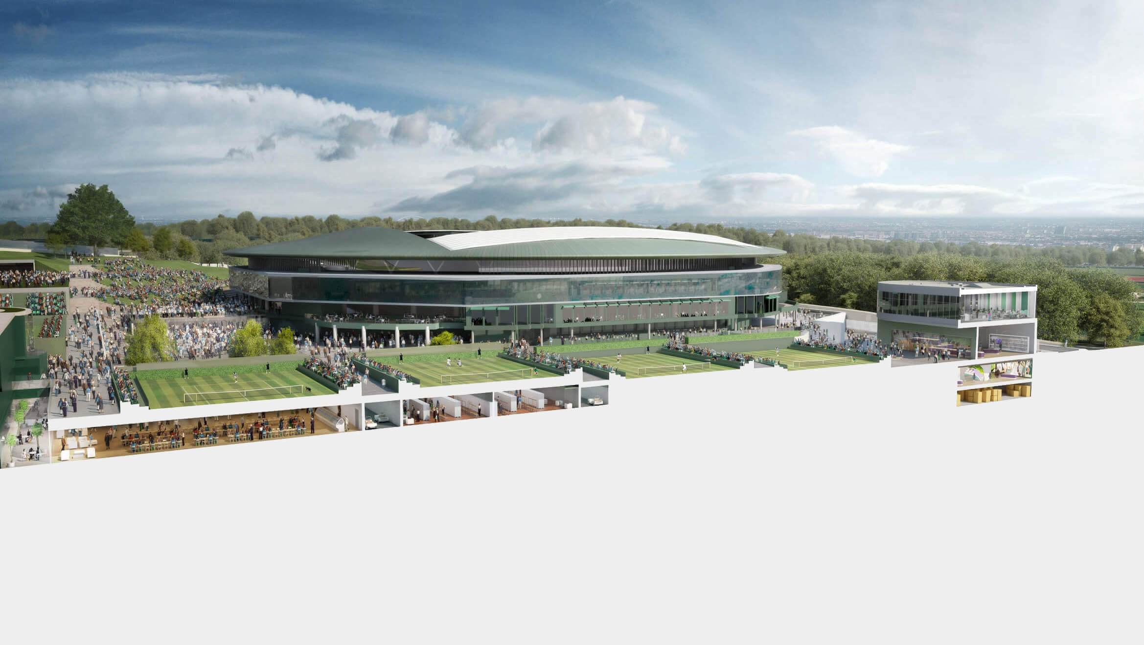 Wimbledon Master Plan | Sports | Projects | GRIMSHAW