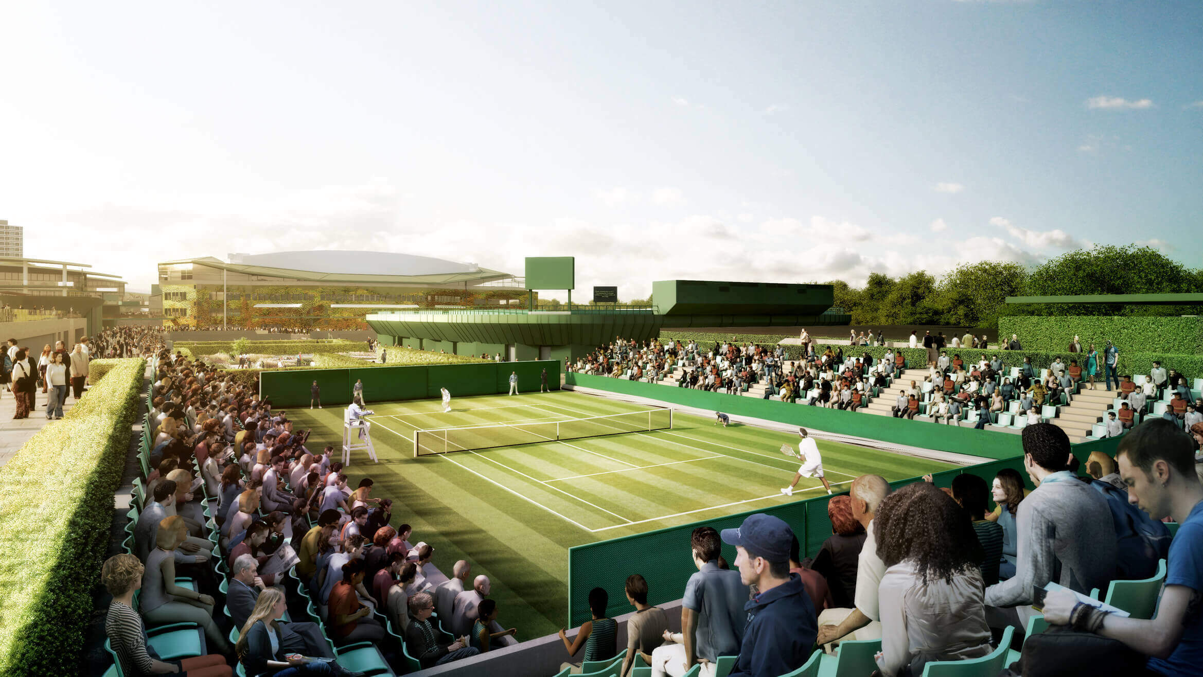 Wimbledon Master Plan | Sports | Projects | GRIMSHAW