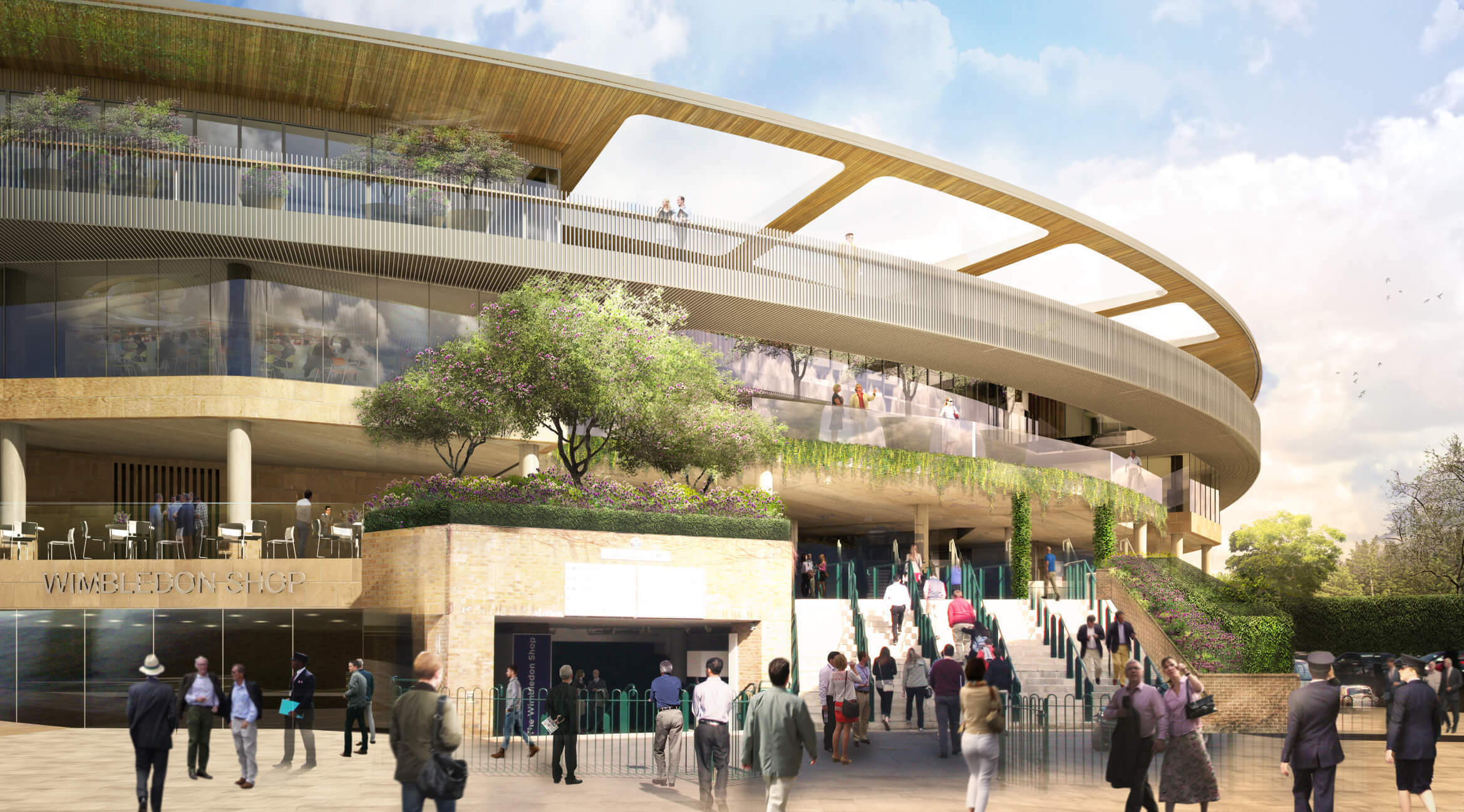 Wimbledon Master Plan | Sports | Projects | GRIMSHAW