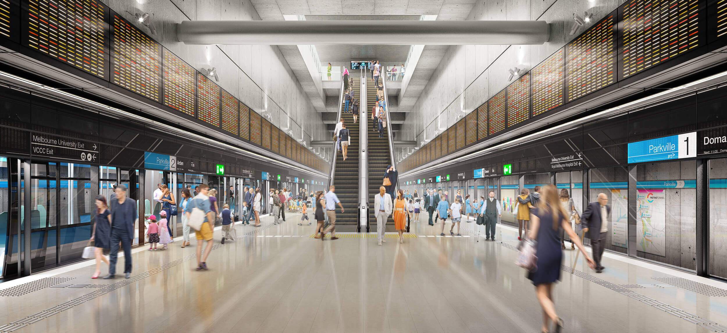 Melbourne Metro Rail Project | Rail and Mass Transit | Projects | GRIMSHAW