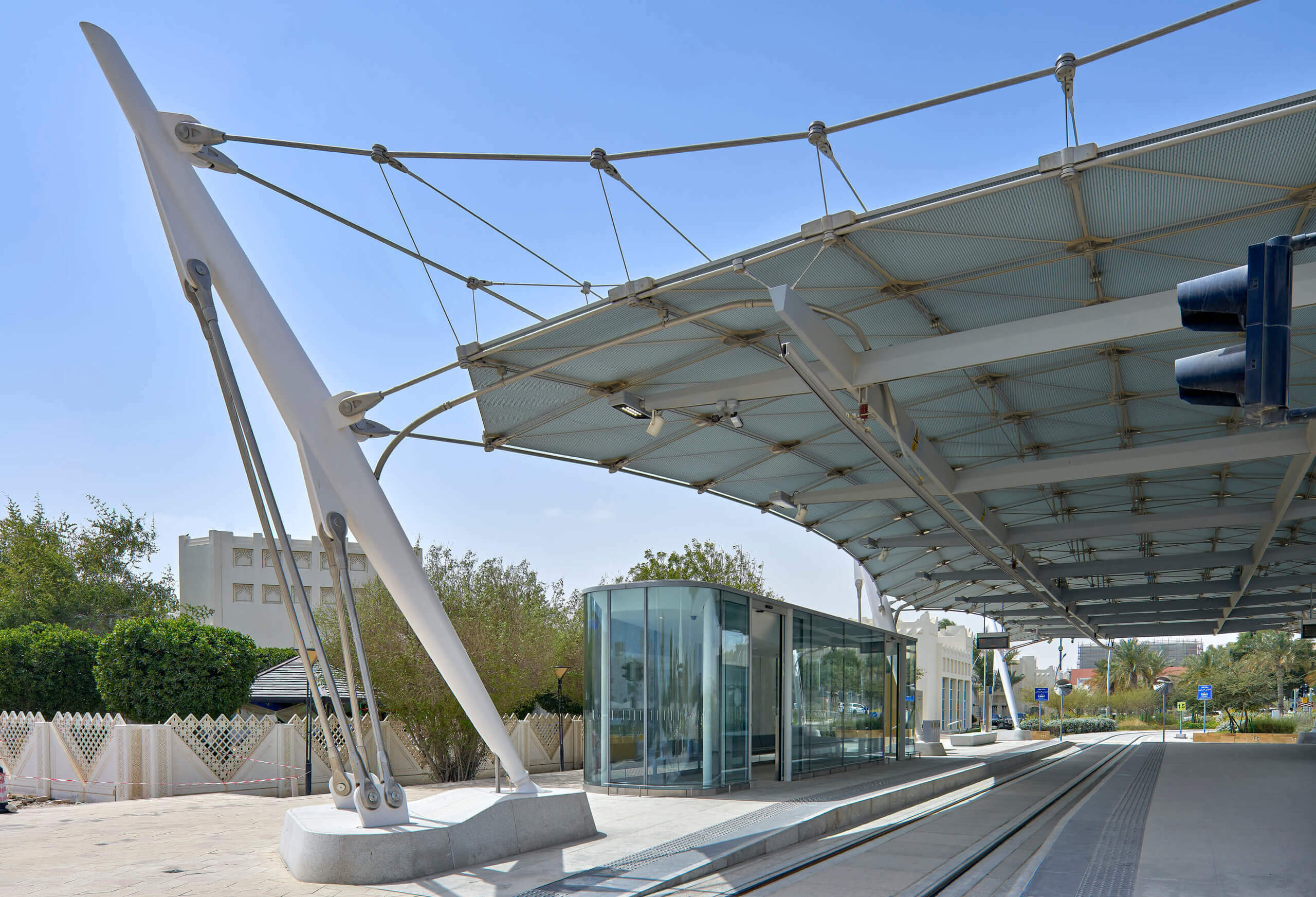Education City Tram Stops | Industrial Design | Projects | GRIMSHAW